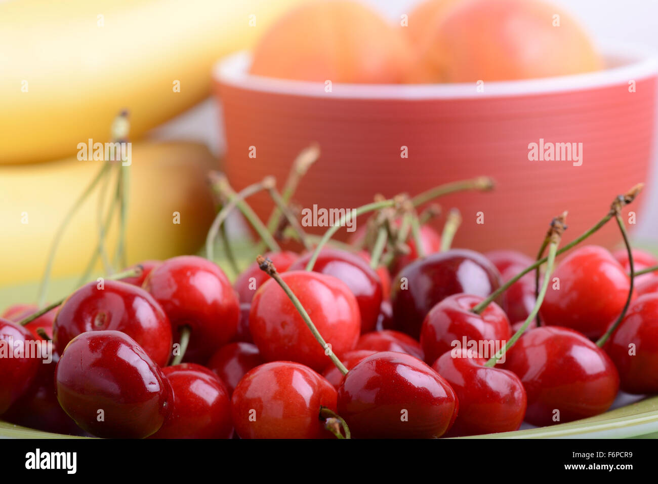 Watermelon cherry banana fruit hi-res stock photography and images - Alamy