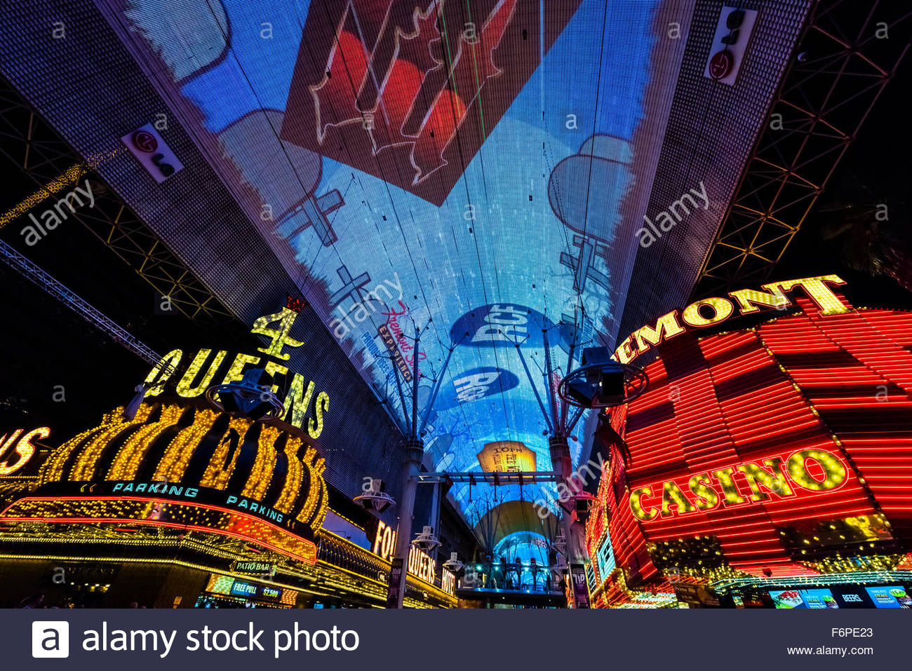 Las Vegas Nevada Fremont Street Stock Photos & Las Vegas Nevada Fremont ...