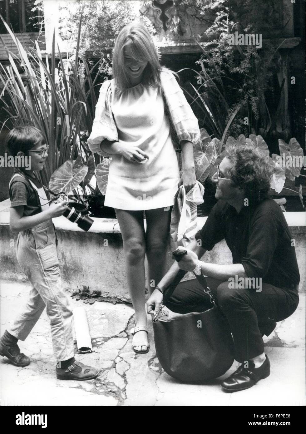 1971 - British actor Peter Sellers in in Roma for a little stay ...