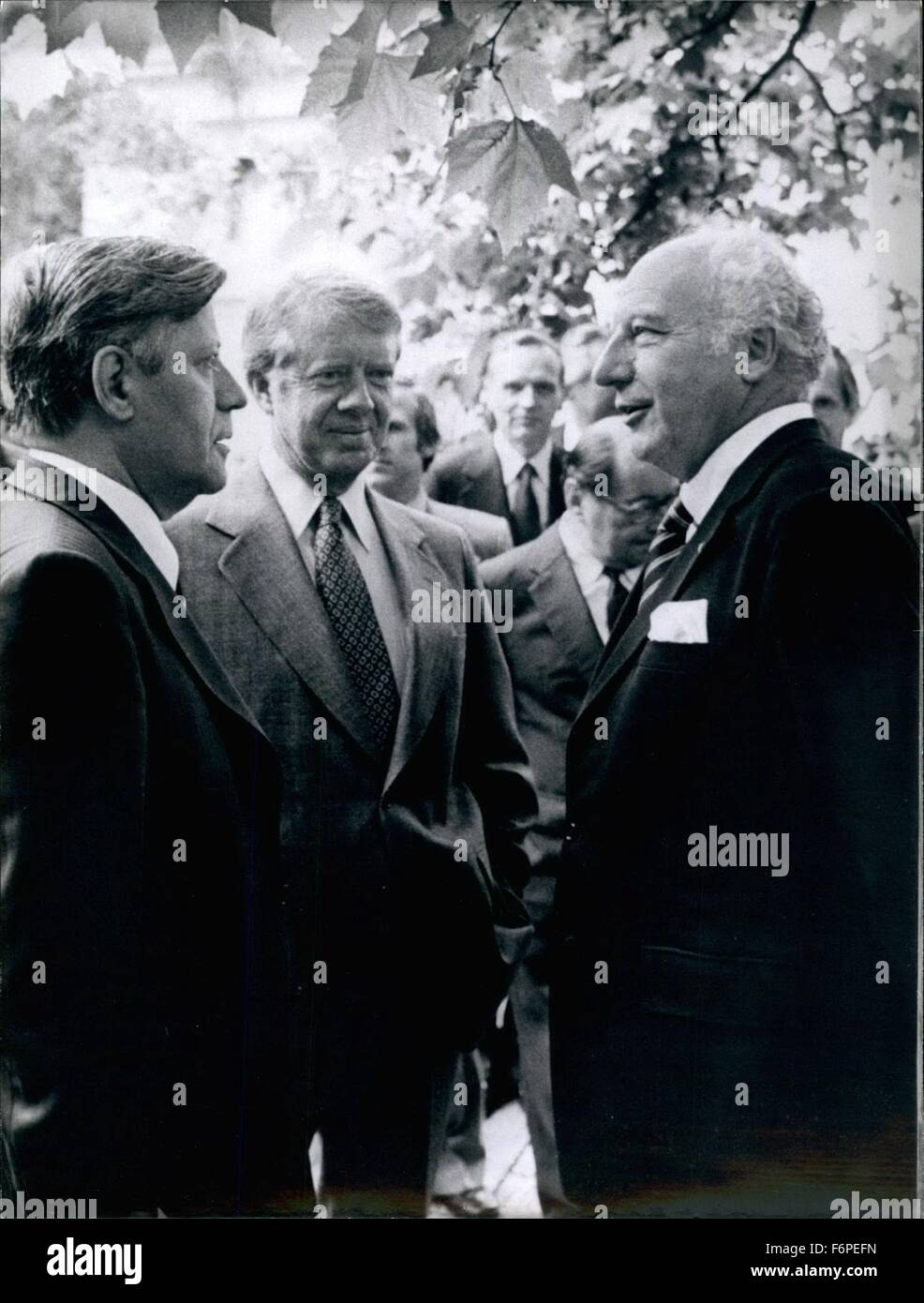 1978 - State visit of American president Carter in west Germany: An ...