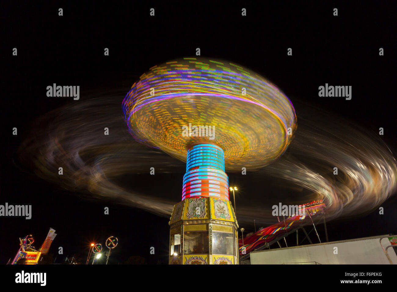 The Wave Swinger ride at the Canadian National Exhibition (CNE ...