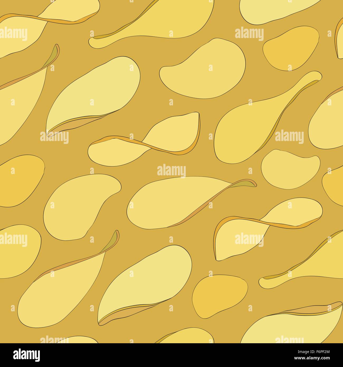 Potato chips seamless background Stock Vector Image & Art - Alamy