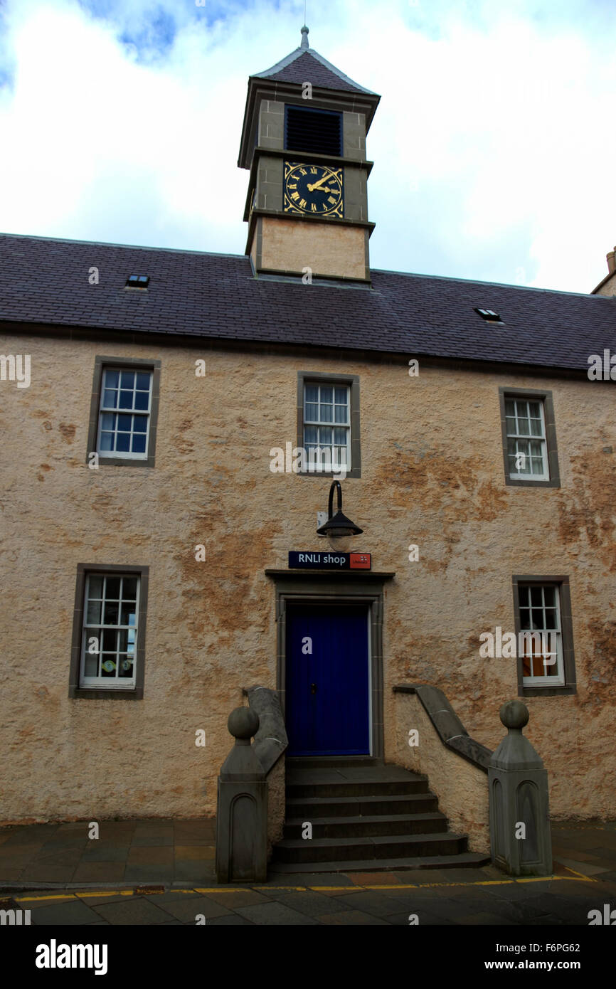 Commercial street lerwick shetland northern isles scotland town hi-res ...