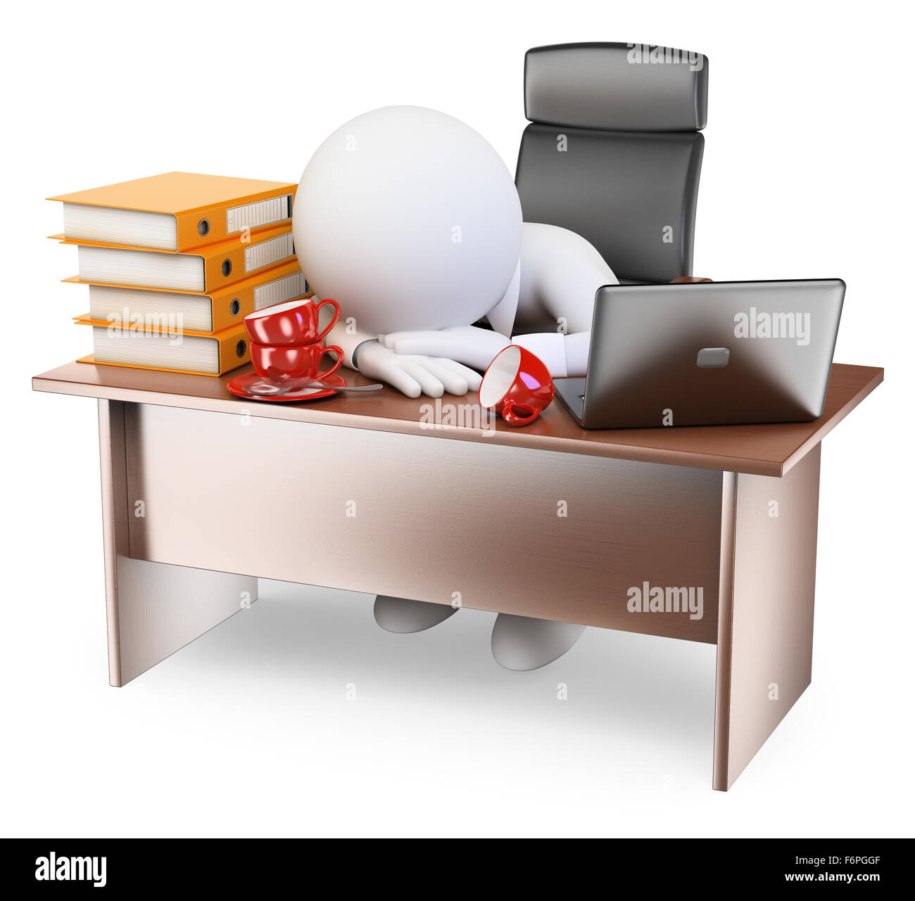 Back to work stress Cut Out Stock Images & Pictures - Alamy