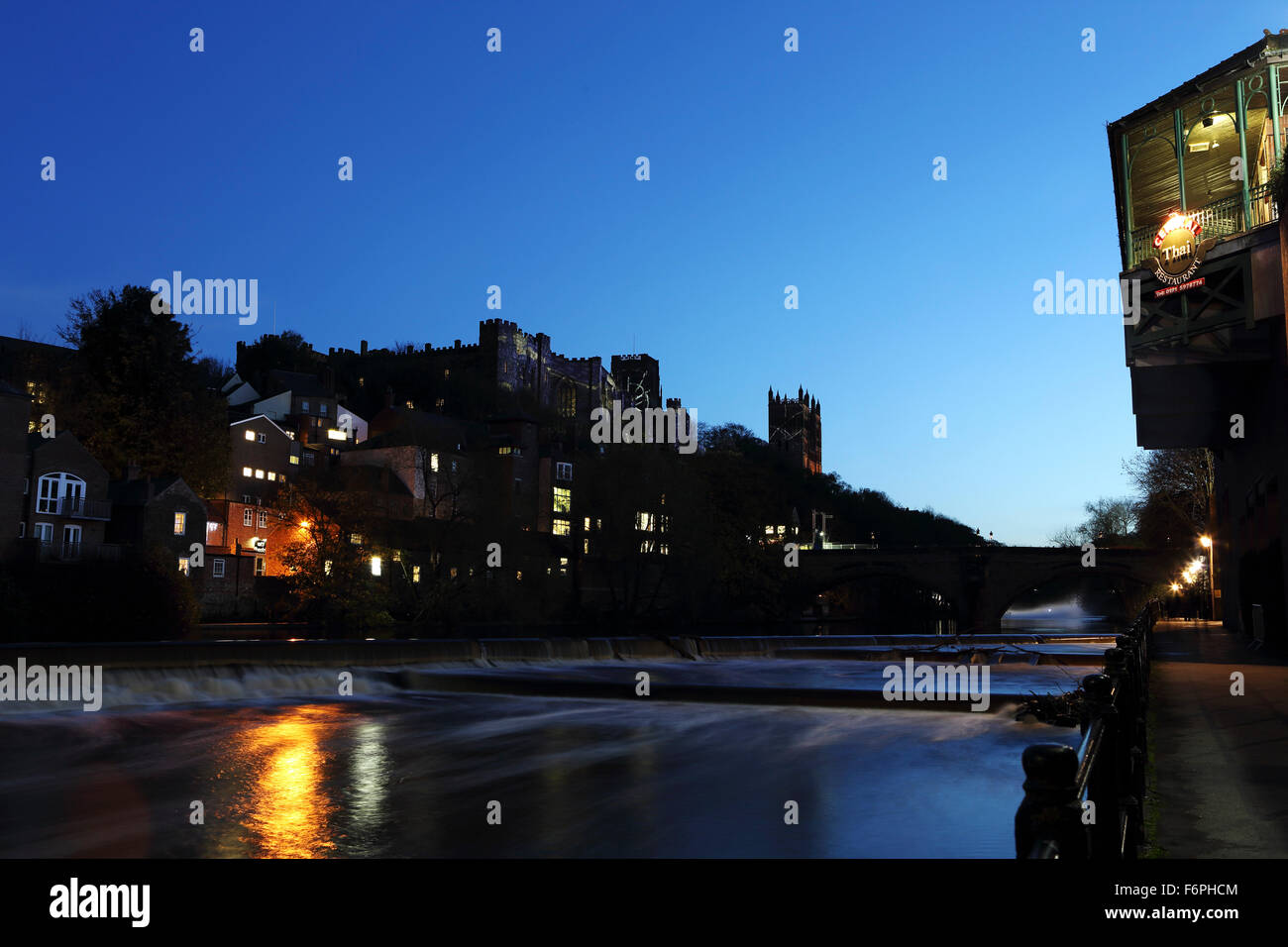 Durham Cathedral On River Wear Stock Photos & Durham Cathedral On River ...
