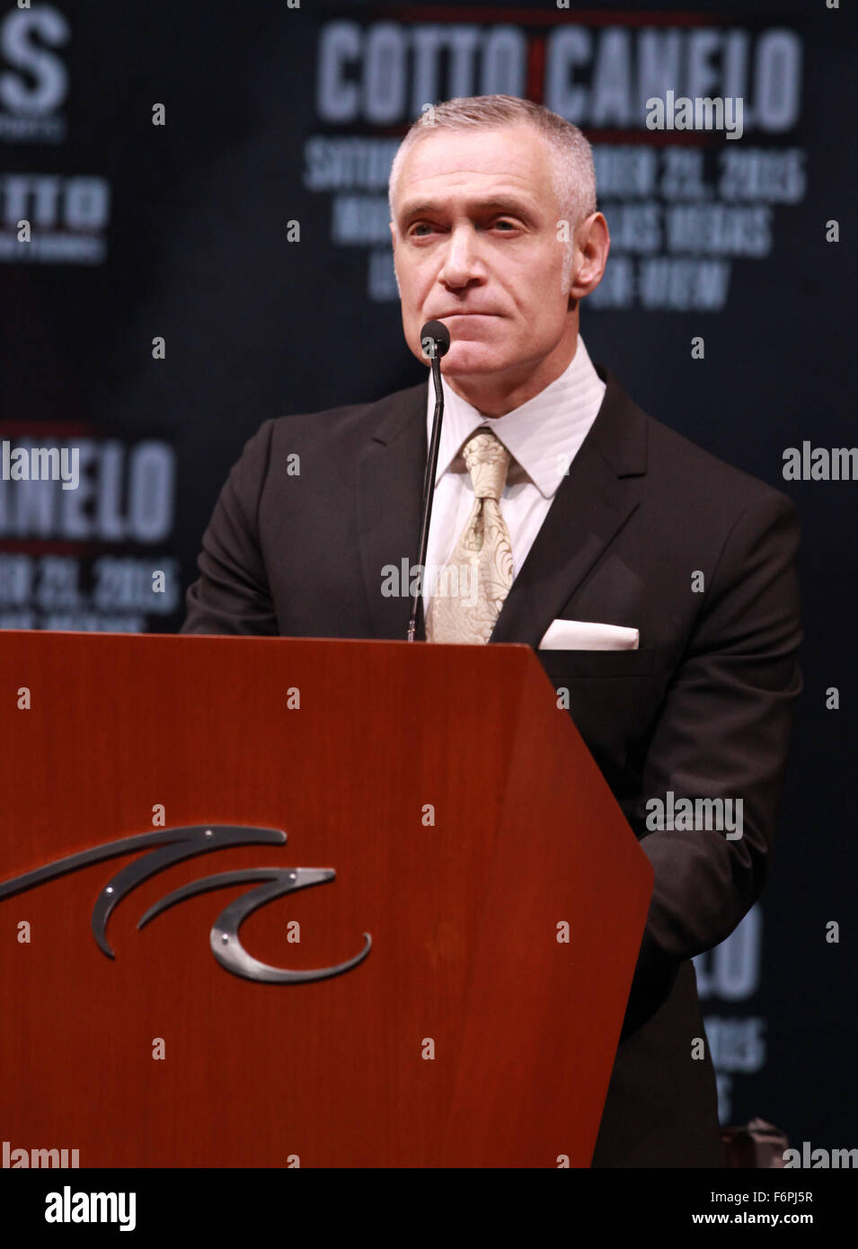 Las Vegas, Nevada, USA. 18th Nov, 2015. Roc Nation Sports CEO Michael ...