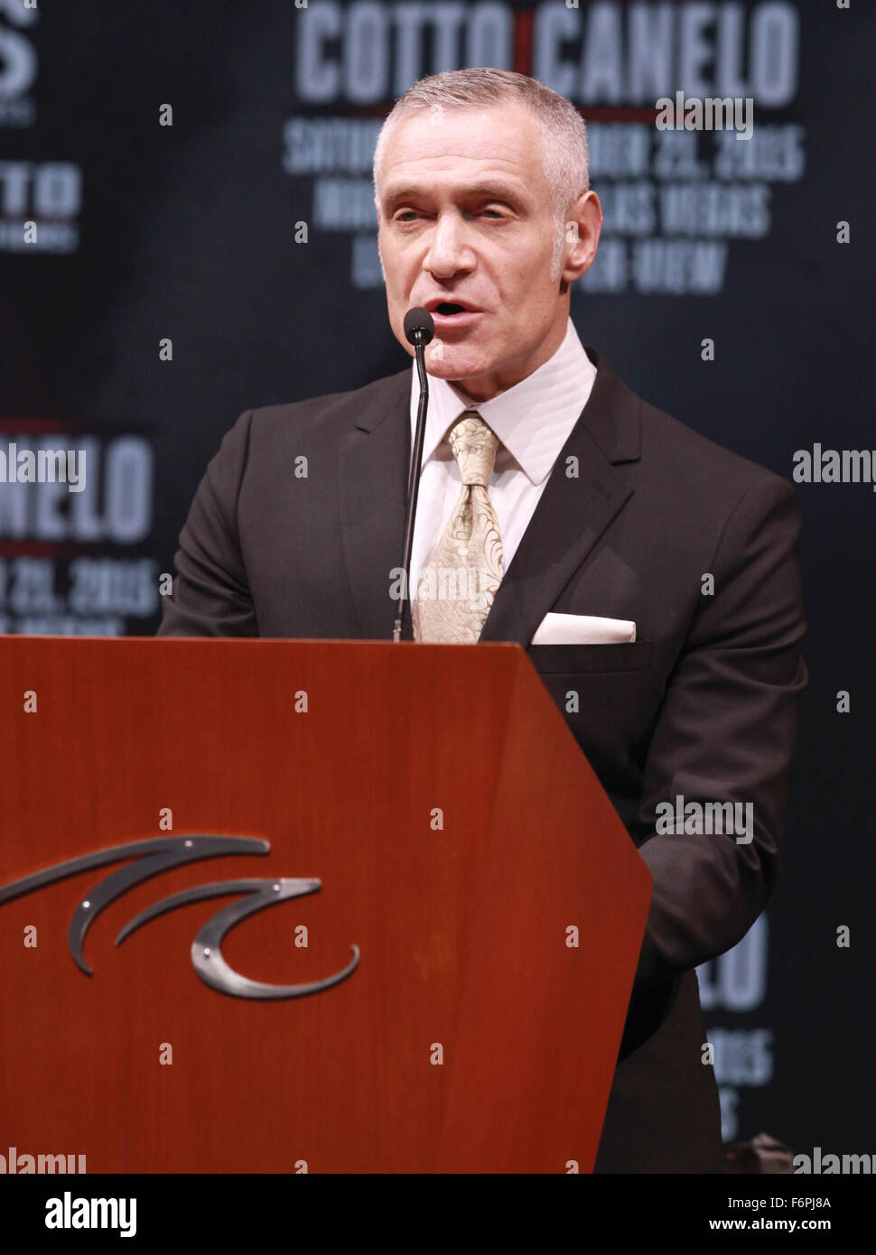 Las Vegas, Nevada, USA. 18th Nov, 2015. Roc Nation Sports CEO Michael ...