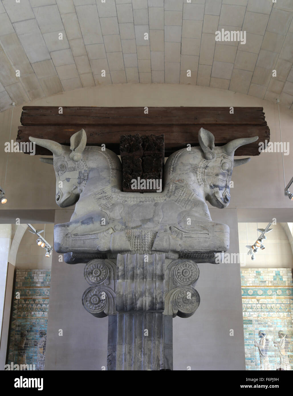 Capital column. Audience Chamber Hall. Apadama. Palace of Darius the ...
