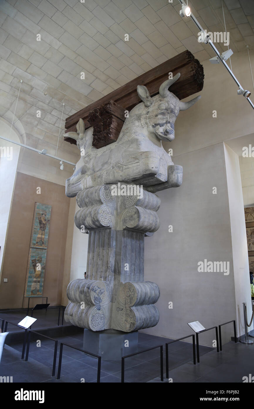 Capital column. Audience Chamber Hall. Apadama. Palace of Darius the ...