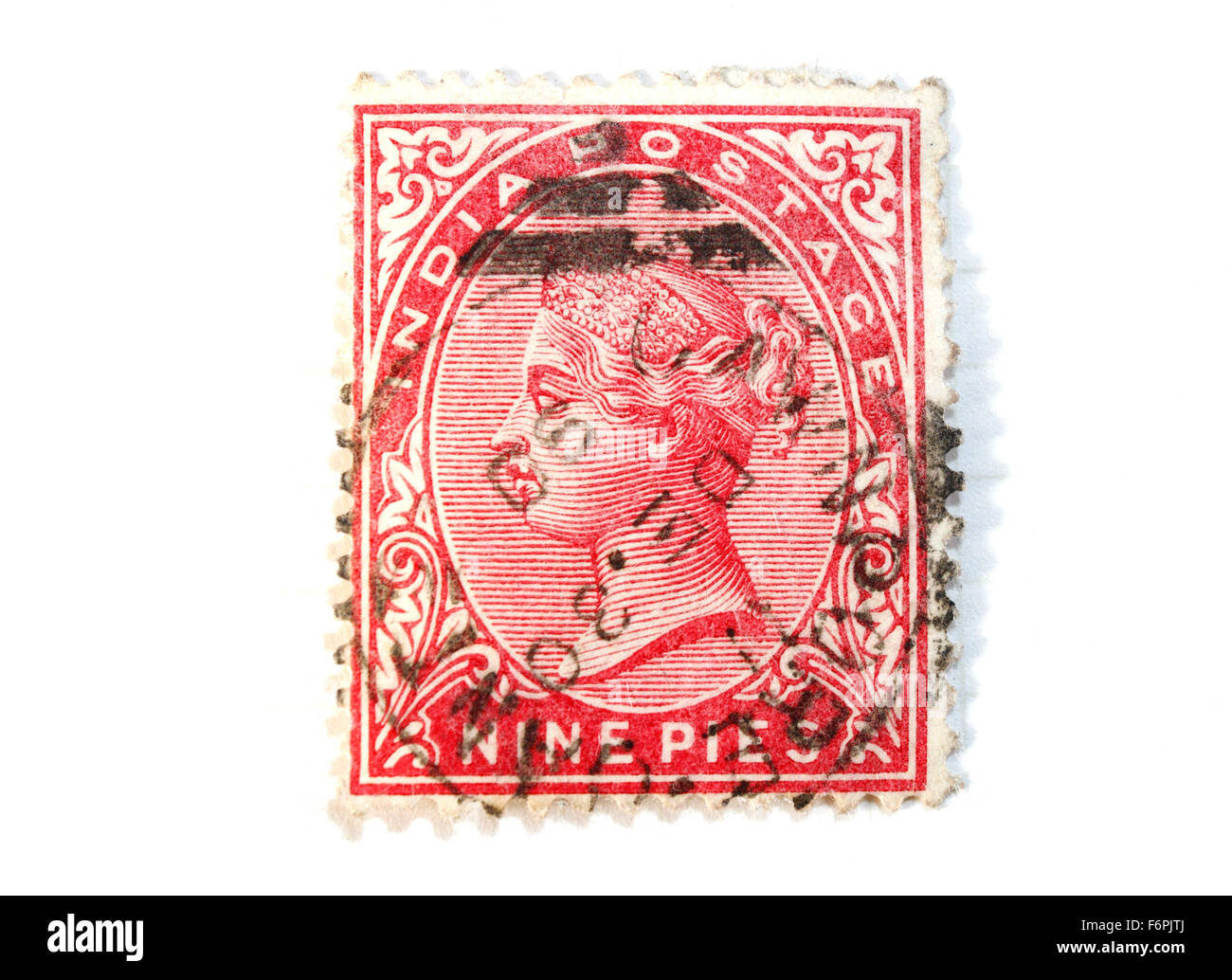 Queen victoria india postage stamp hi-res stock photography and images ...