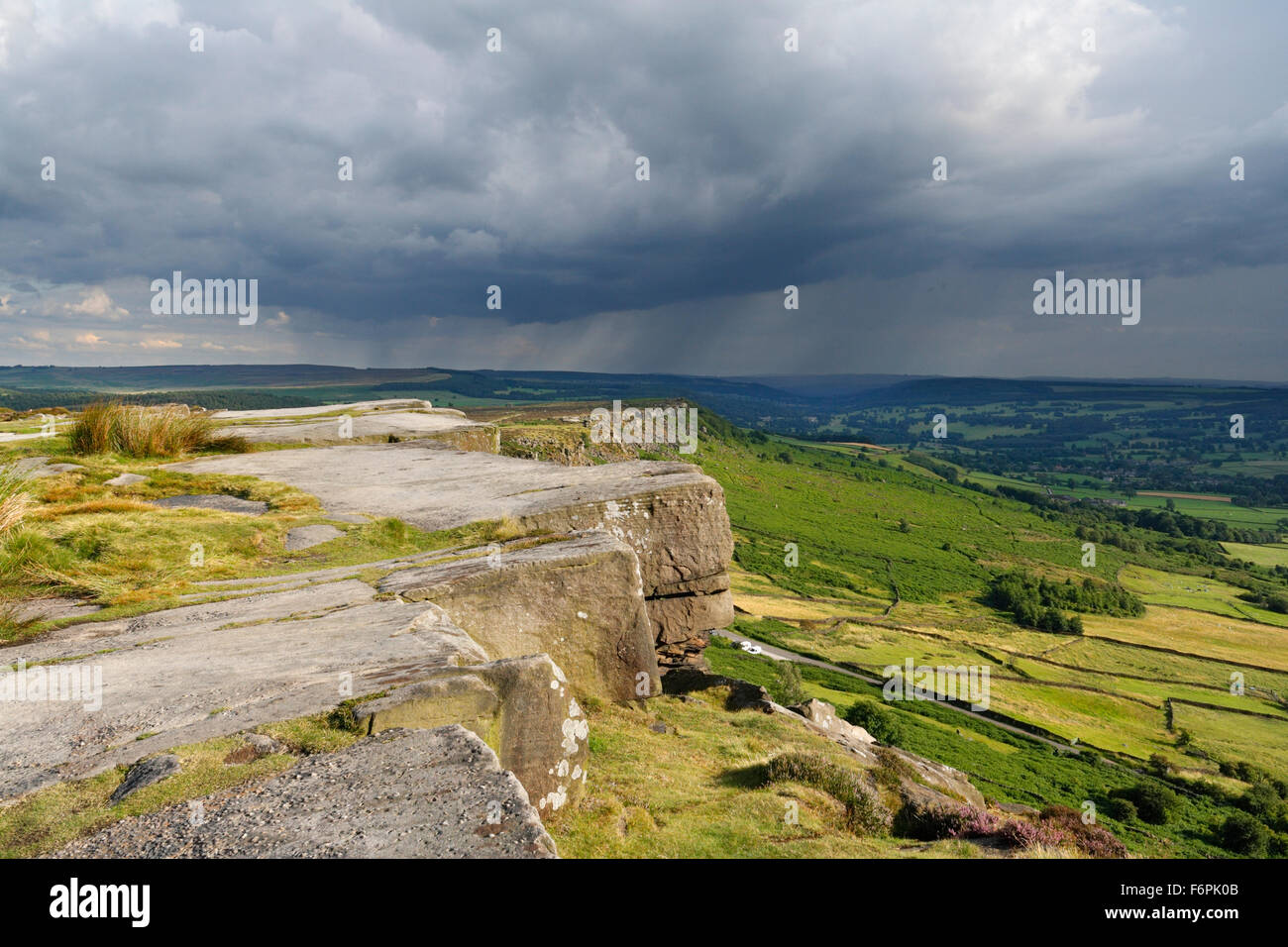 Baslow edge curbar peak district park hi-res stock photography and ...