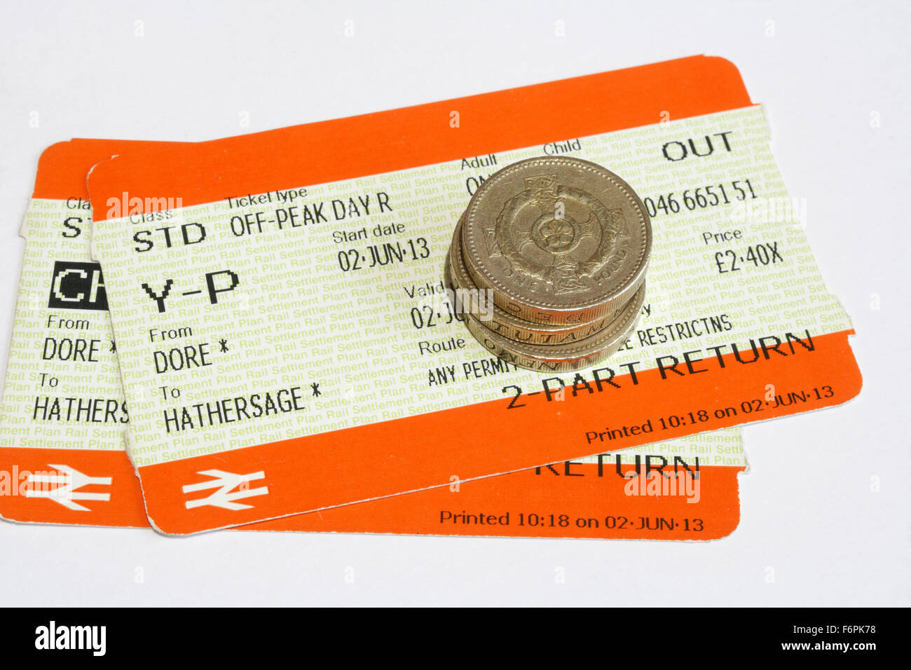 Uk railway tickets hi-res stock photography and images - Alamy