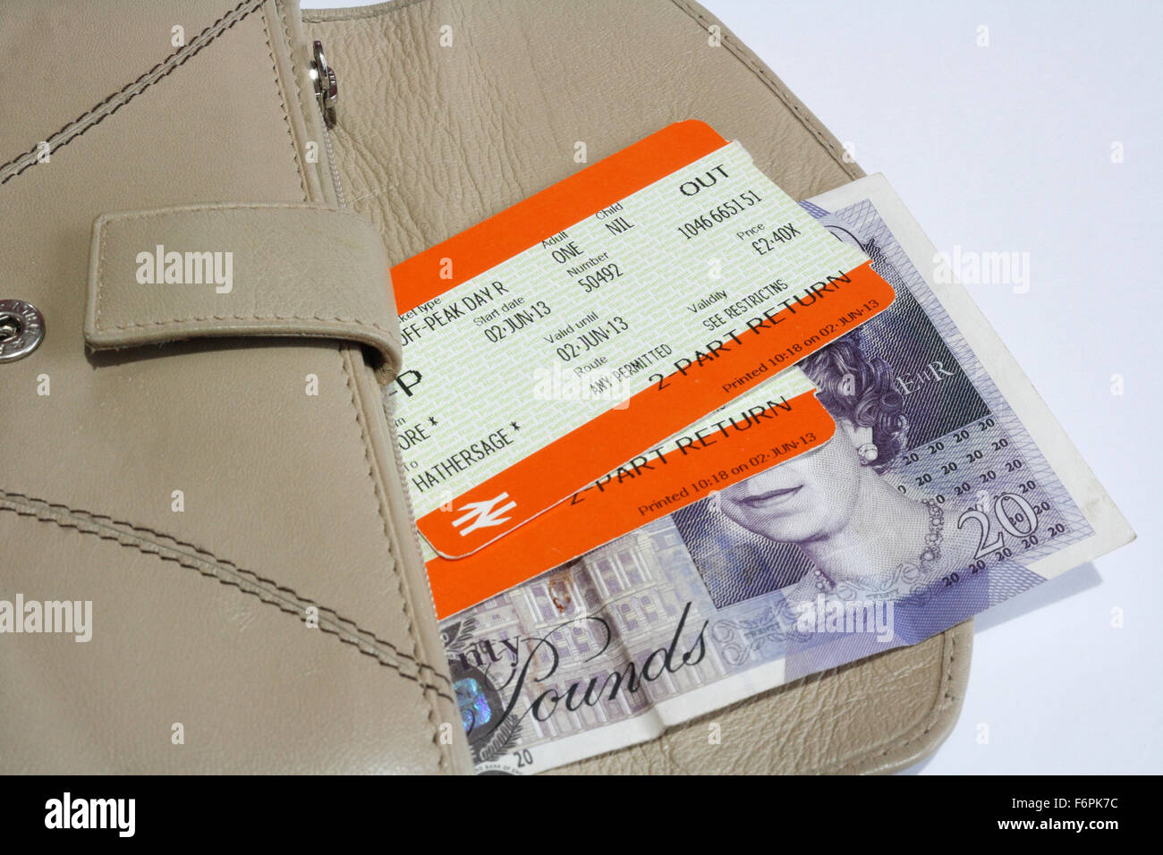 Railway Train Tickets Great Britain British UK Stock Photo - Alamy