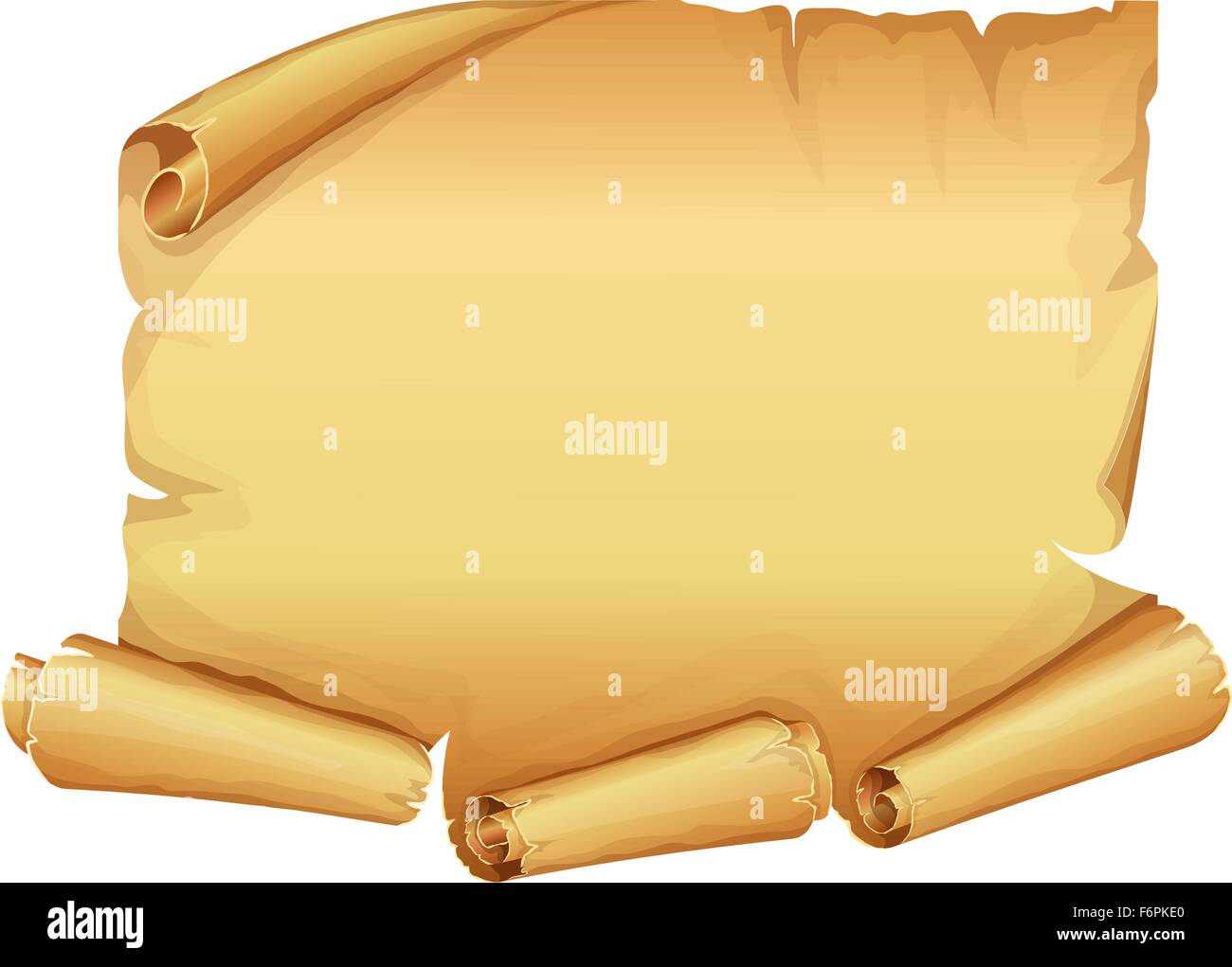 Big golden scroll parchment hi-res stock photography and images - Alamy