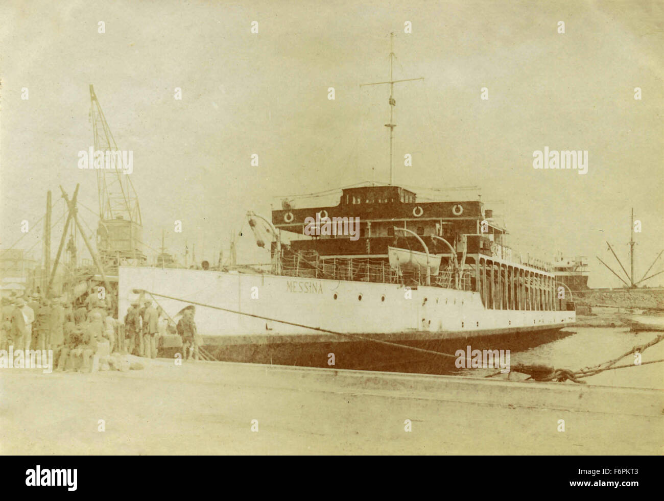 The ship Messina, Italy Stock Photo - Alamy