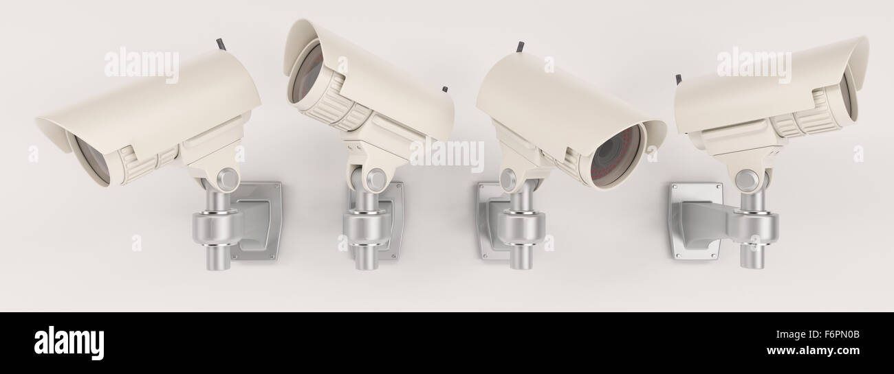 3D Render of CCTV Security Camera Stock Photo - Alamy