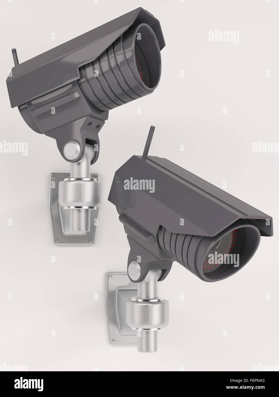 3D Render of CCTV Security Camera Stock Photo - Alamy