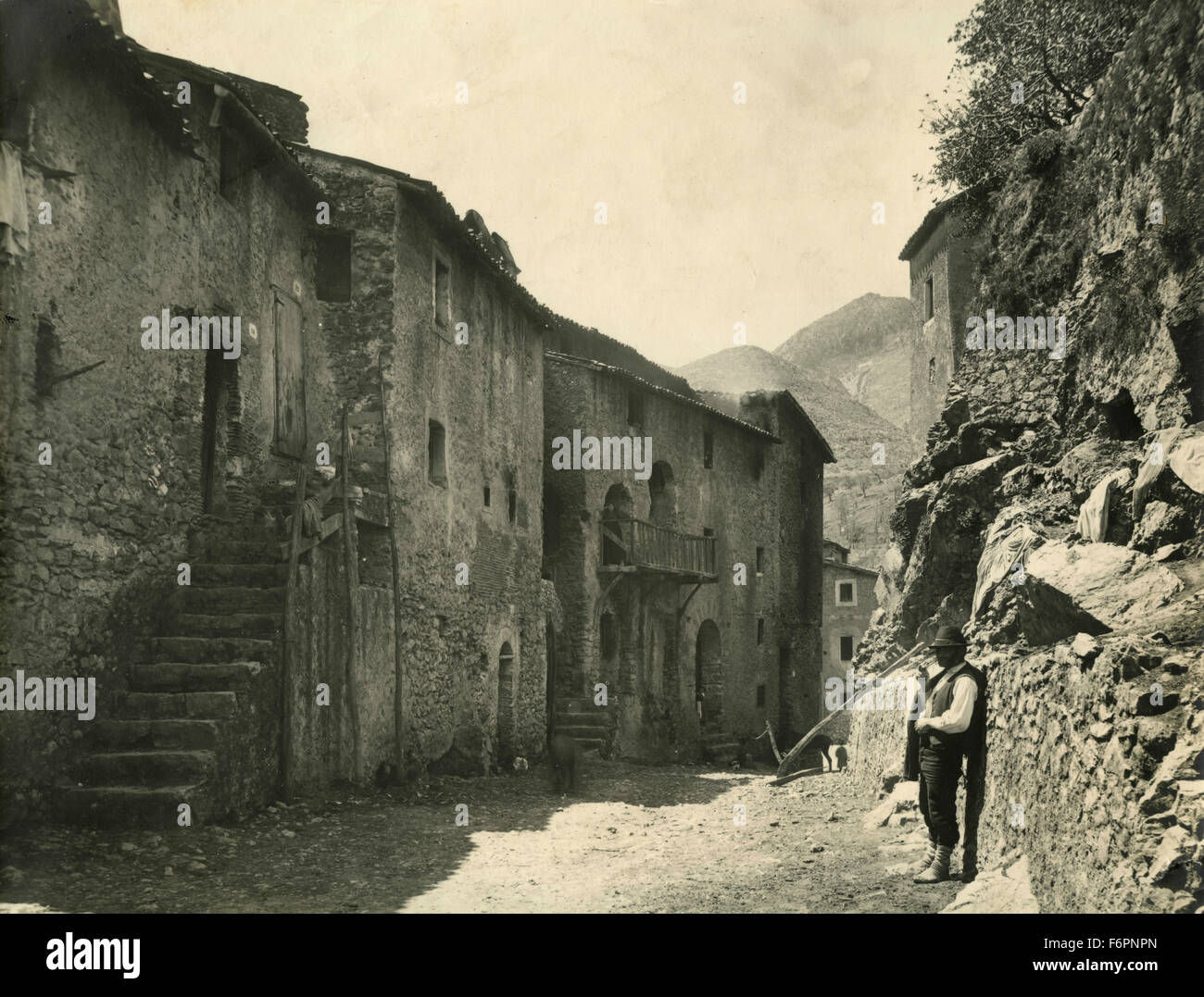 View of Colle Signore, Anticoli Corrado, Italy Stock Photo - Alamy