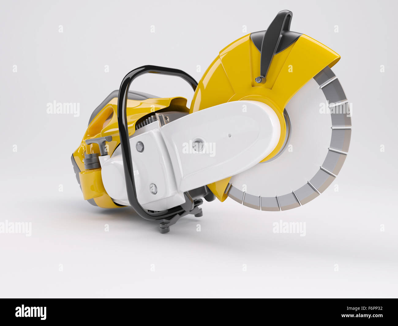 3D Render of a Cut off saw Stock Photo - Alamy