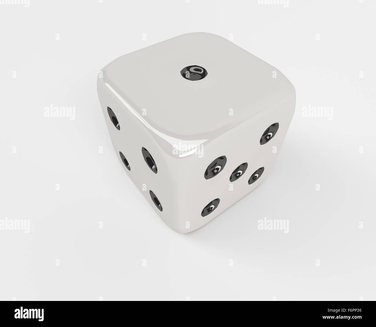 3D Render of Dice Stock Photo - Alamy