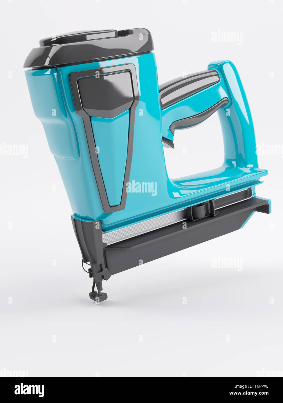 3d render of a nail gun Stock Photo - Alamy
