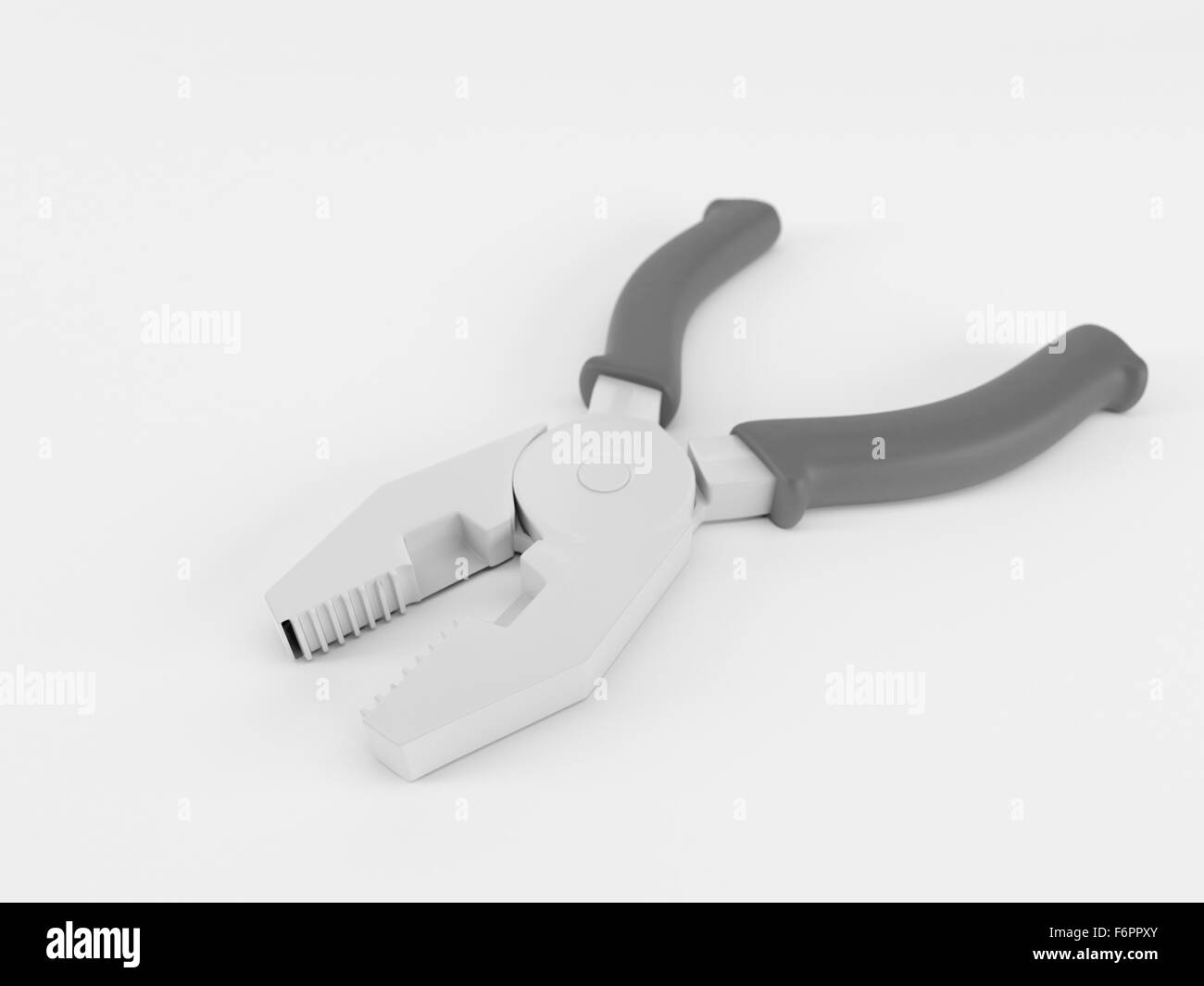 3D Render of Hand Tools - pliers Stock Photo - Alamy