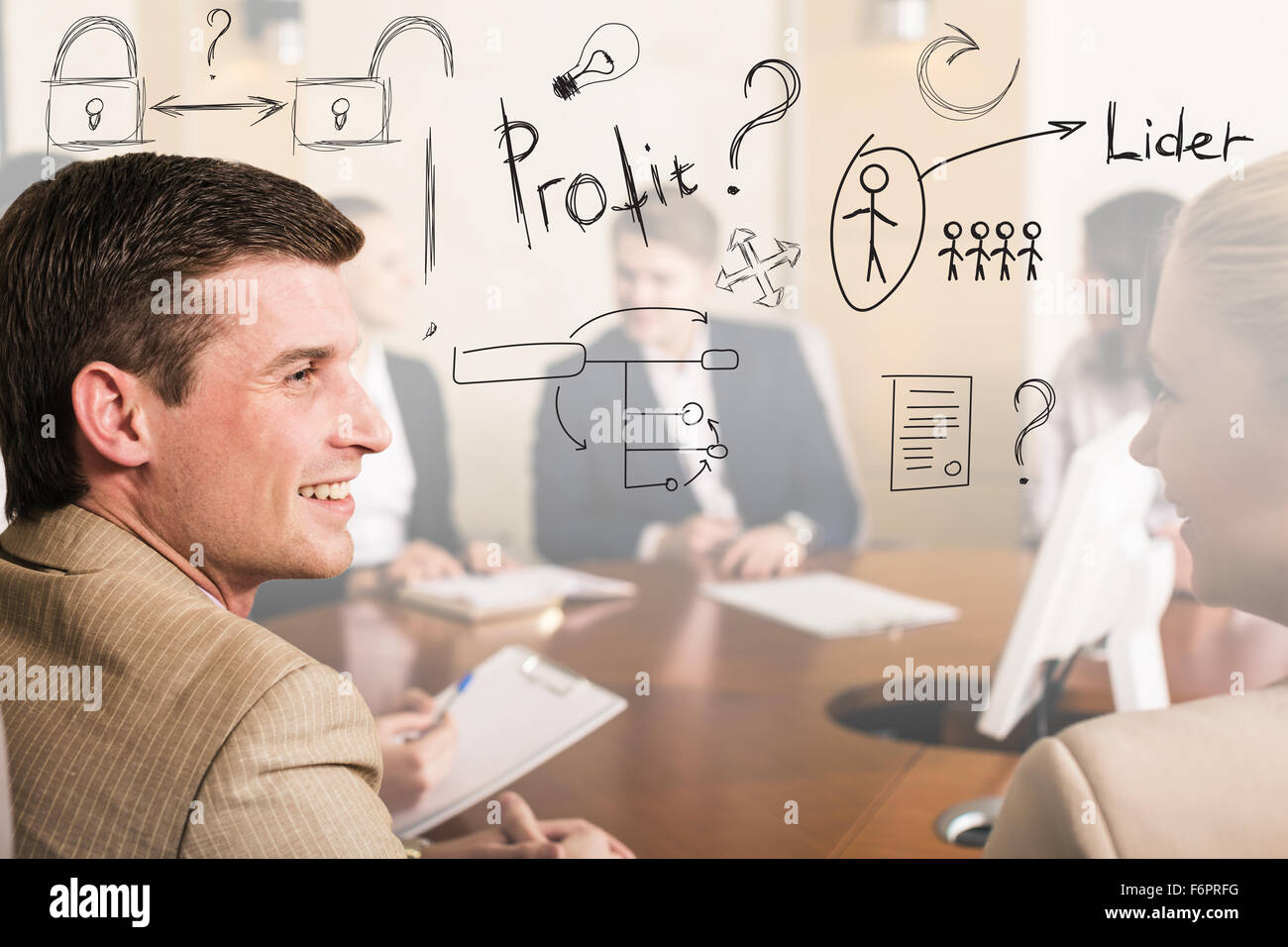 Positive business meeting hi-res stock photography and images - Alamy