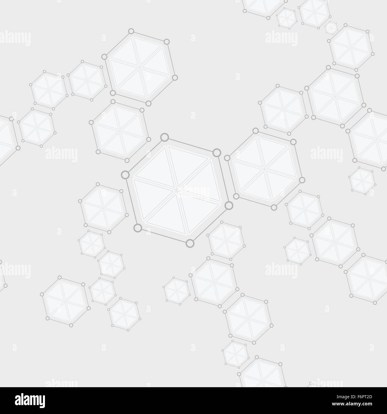 Molecular seamless structure abstract drawing background. Vector tech ...