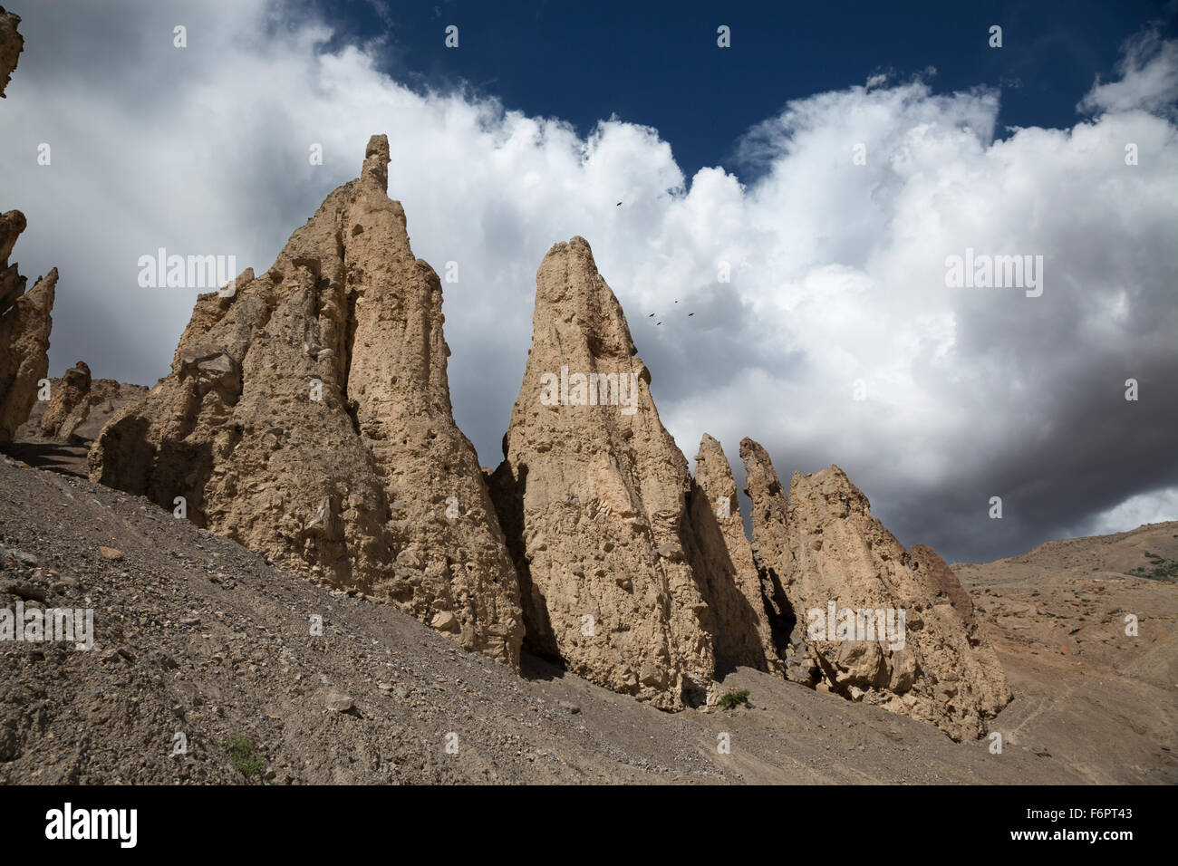 Spiti valley landslide hi-res stock photography and images - Alamy