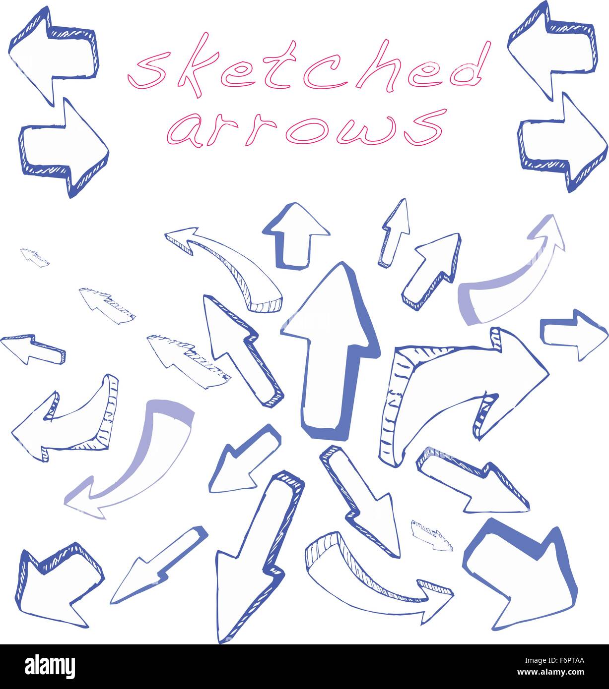 Vector shapes arrow hi-res stock photography and images - Alamy