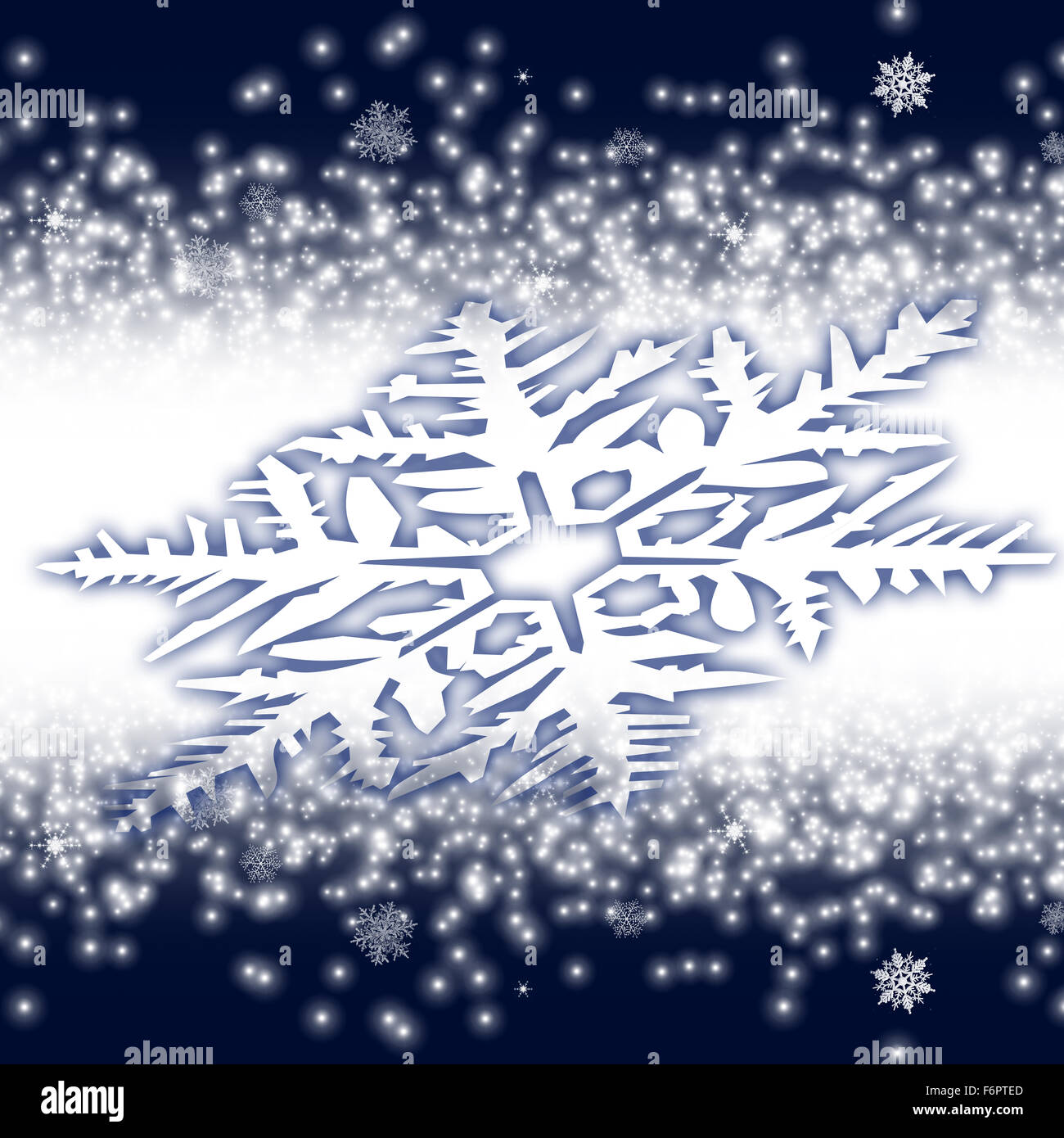 White background single snowflake hi-res stock photography and images ...