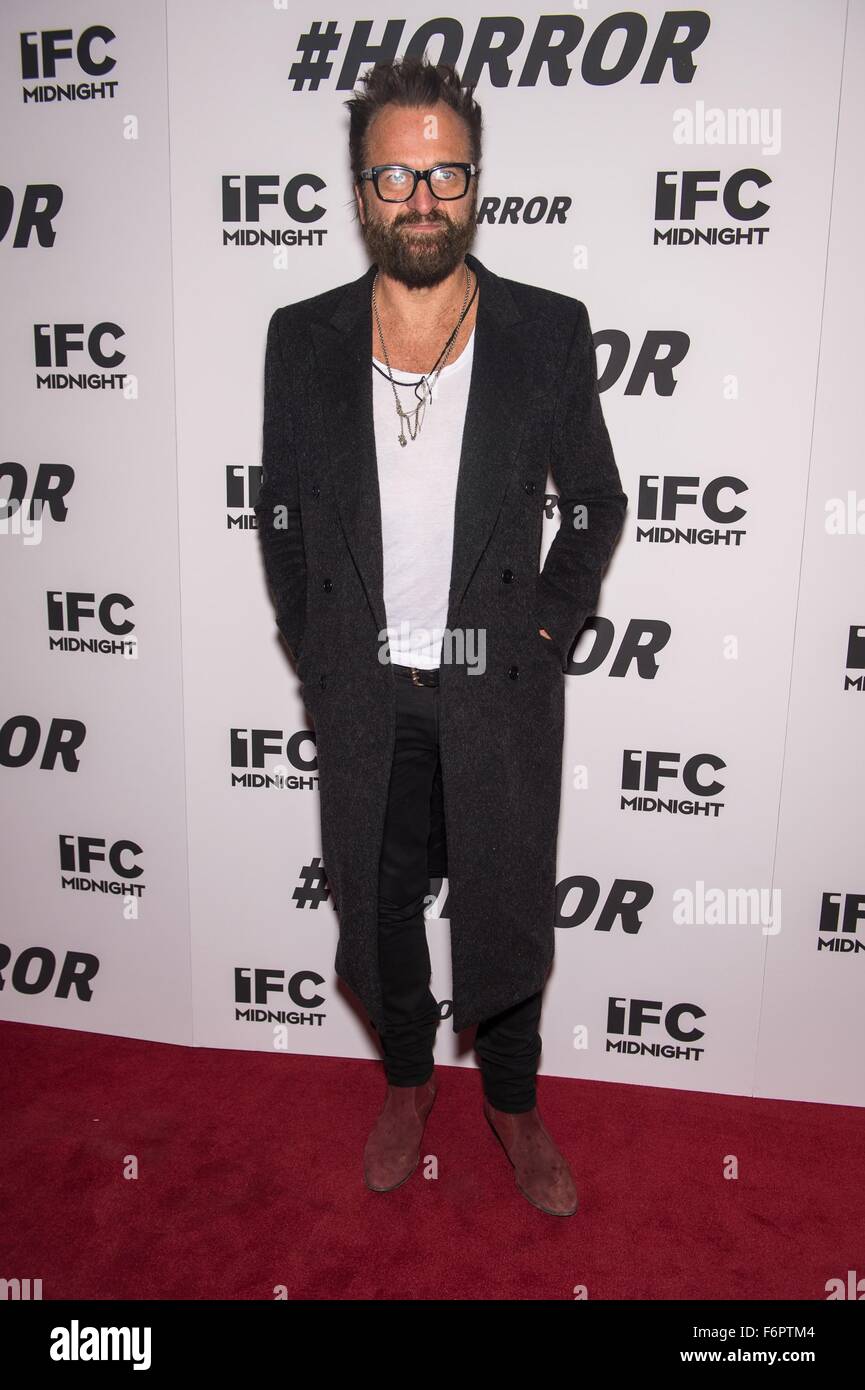 New York, NY, USA. 18th Nov, 2015. Johan Lindeberg at arrivals for # ...