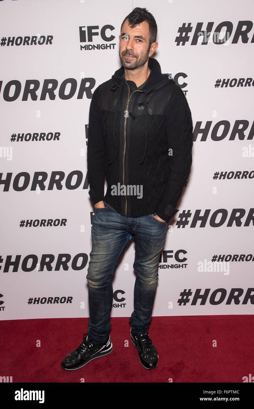 New York, NY, USA. 18th Nov, 2015. Jeremy Kost at arrivals for #HORROR ...