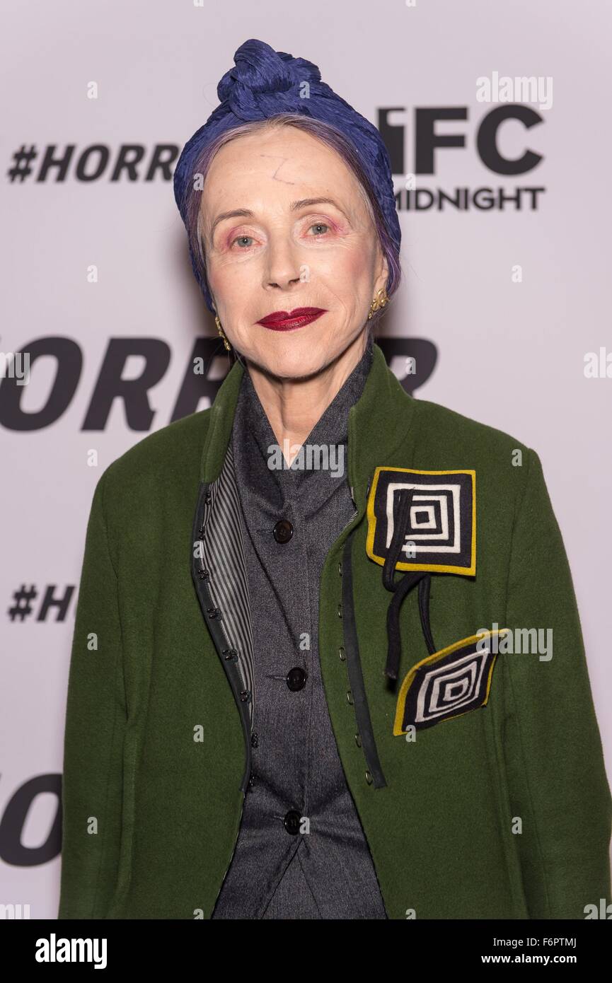 New York, NY, USA. 18th Nov, 2015. Beatrix Ost at arrivals for #HORROR ...