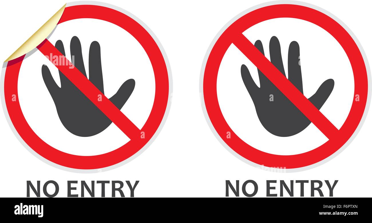No entry signs hi-res stock photography and images - Alamy