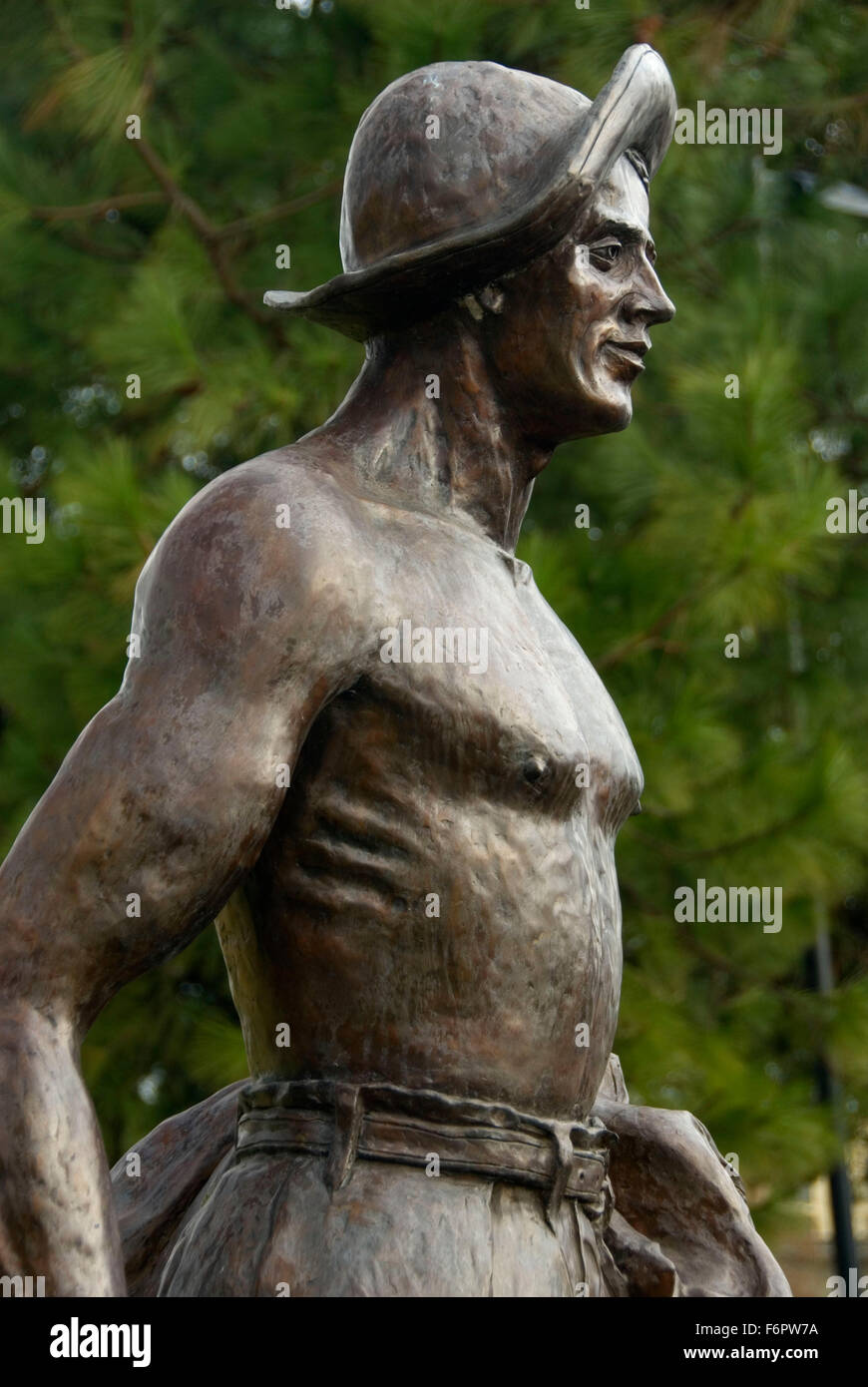 The Worker (Civilian Conservation Corps) statue, Oregon Department of ...