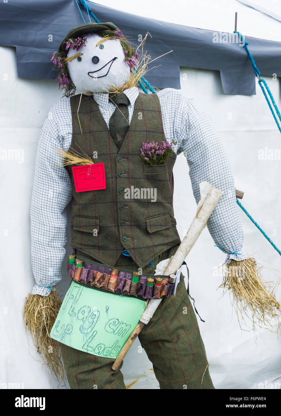 Prize winning Scarecrow at scarecrow making competion Kildale show ...