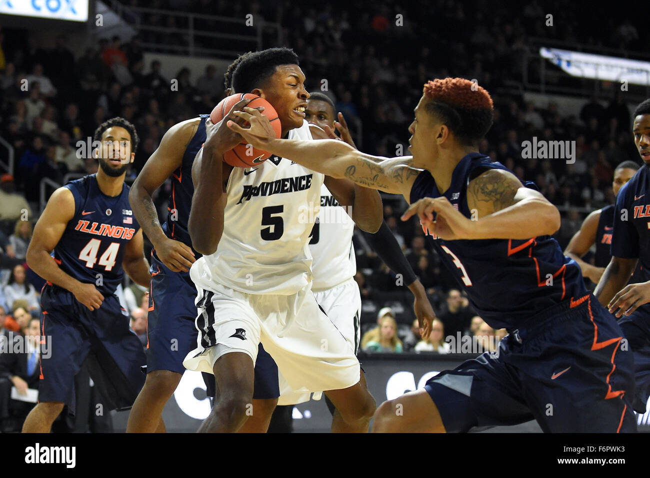 Wednesday November 18, 2015: Providence Friars forward Rodney Bullock ...