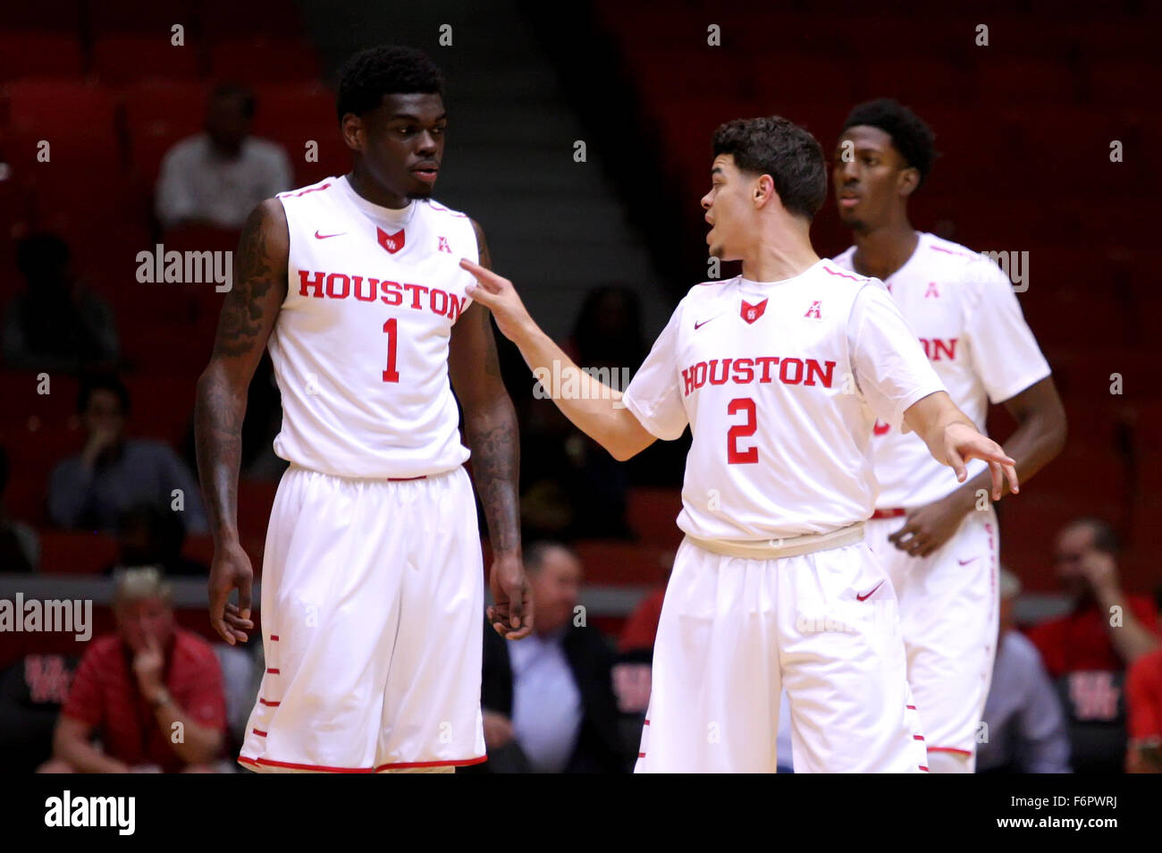 Houston, TX, USA. 18th Nov, 2015. University of Houston forward Xavier ...