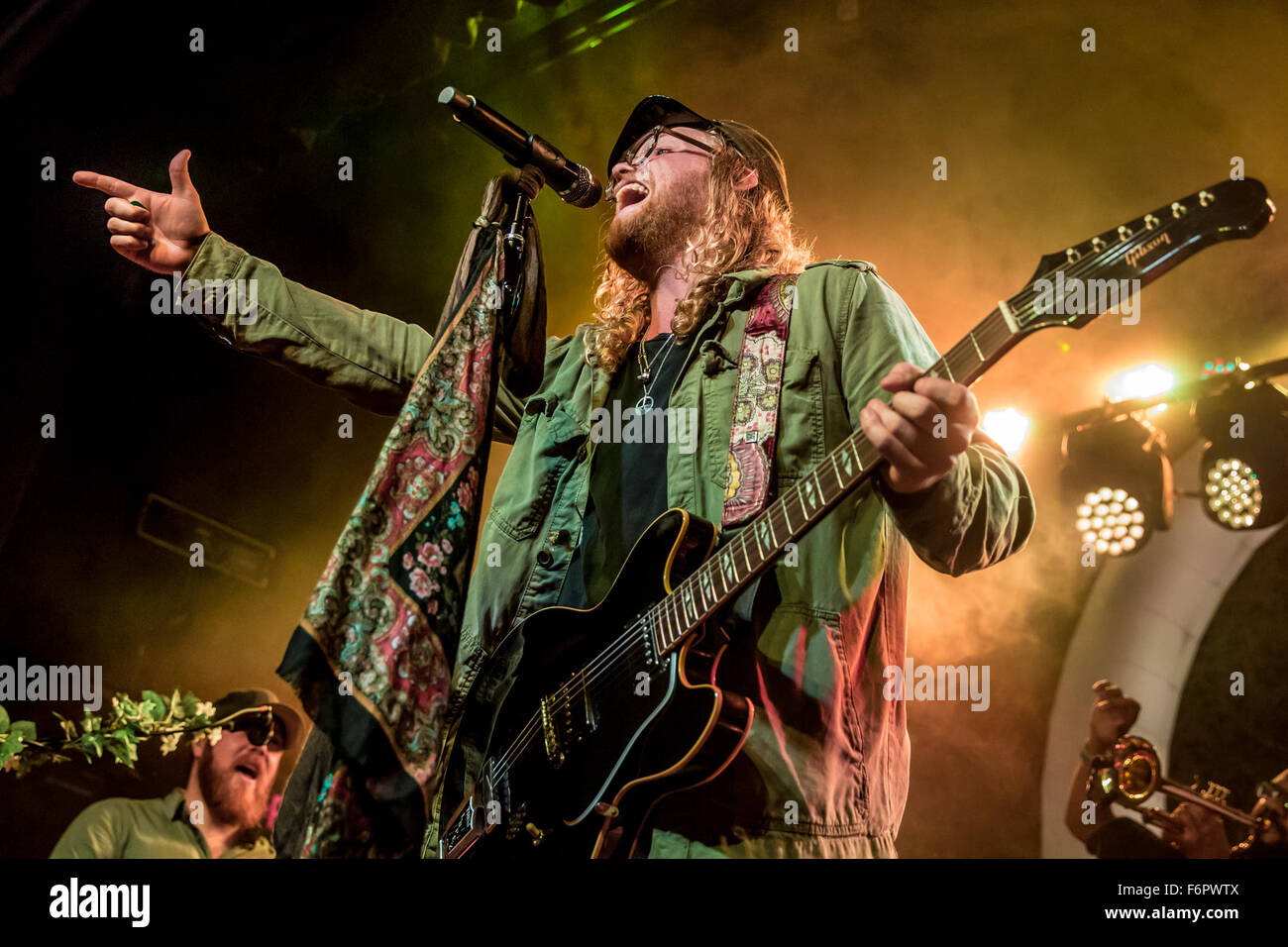 Detroit, Michigan, USA. 17th Nov, 2015. ALLEN STONE performing on his ...