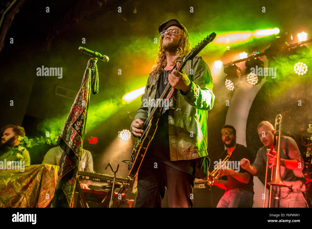 Detroit, Michigan, USA. 17th Nov, 2015. ALLEN STONE performing on his ...