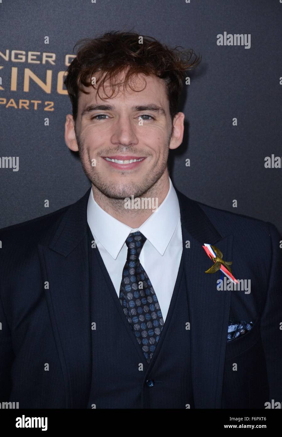 New York, NY, USA. 18th Nov, 2015. Sam Claflin at arrivals for THE ...