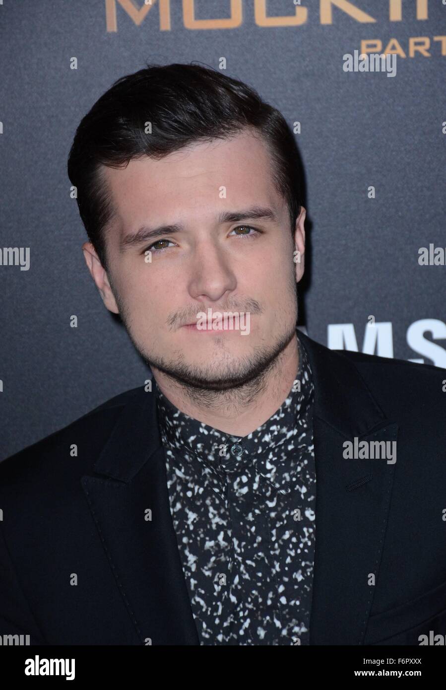 New York, NY, USA. 18th Nov, 2015. Josh Hutcherson at arrivals for THE ...
