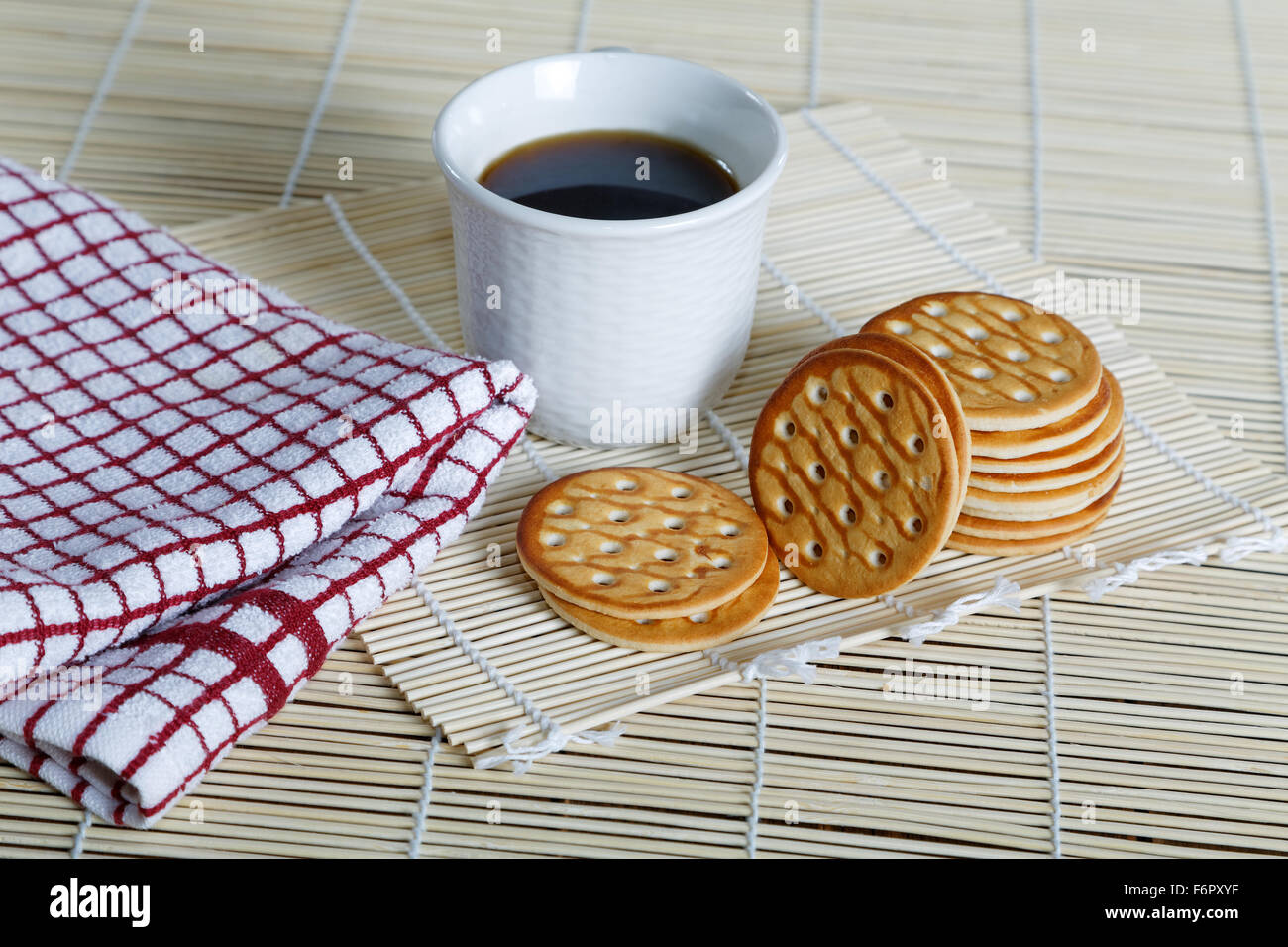 morning tea and cookies in the kitchen Stock Photo - Alamy