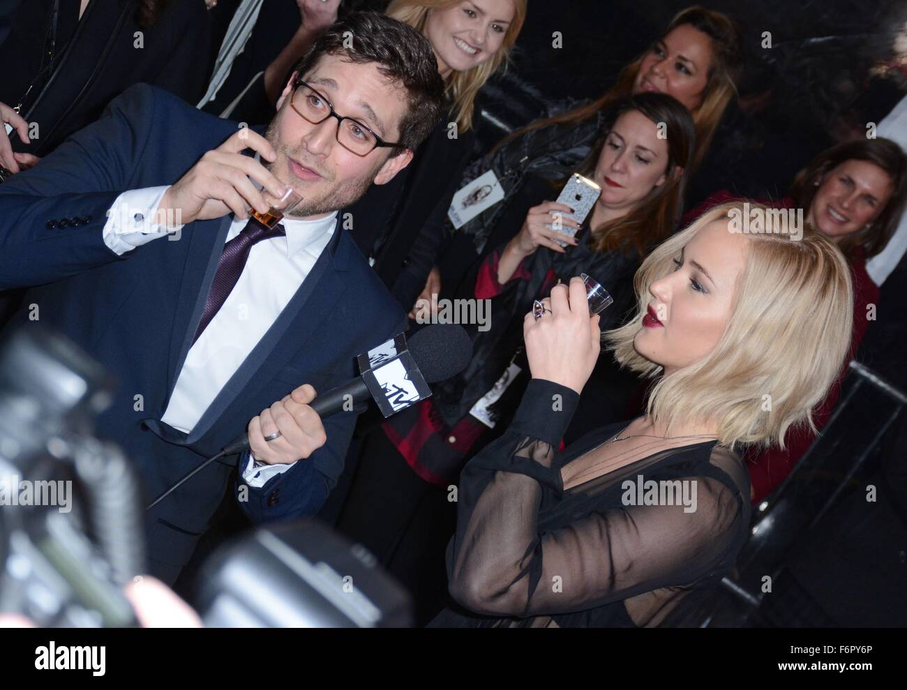 New York, NY, USA. 18th Nov, 2015. Josh Horowitz of MTV, Jennifer ...