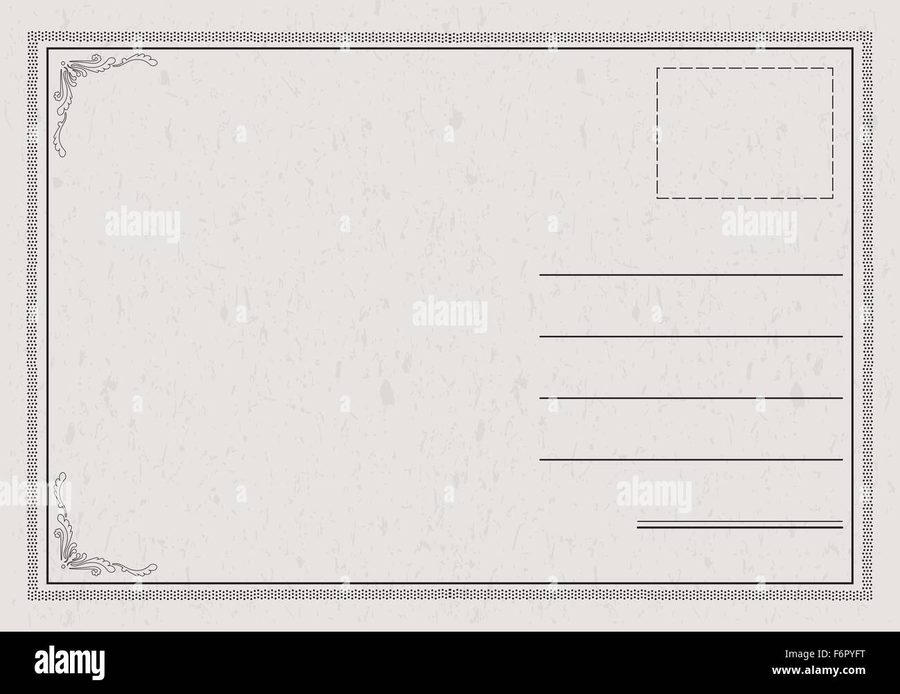 Antique postcards Stock Vector Images - Alamy