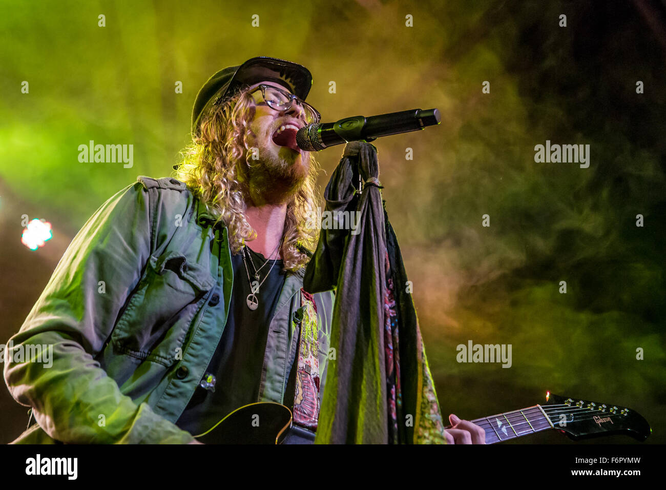 Detroit, Michigan, USA. 17th Nov, 2015. ALLEN STONE performing on his ...
