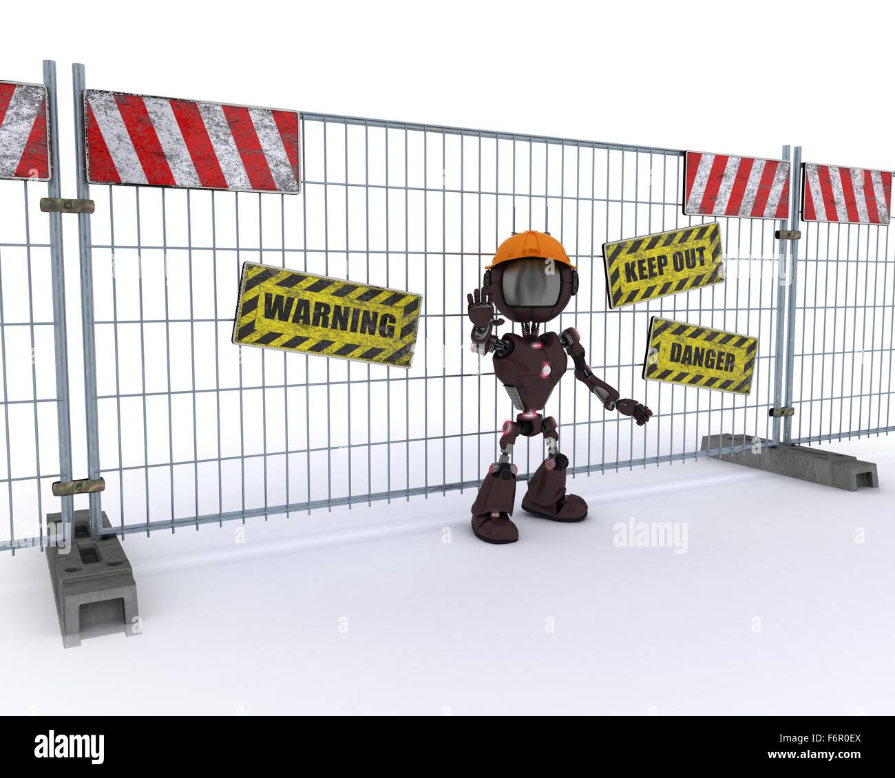 3D Render of an Android Stock Photo - Alamy