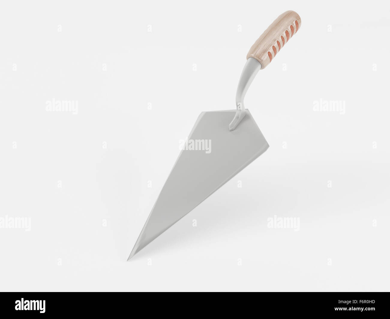 3d render of a builders trowel Stock Photo - Alamy
