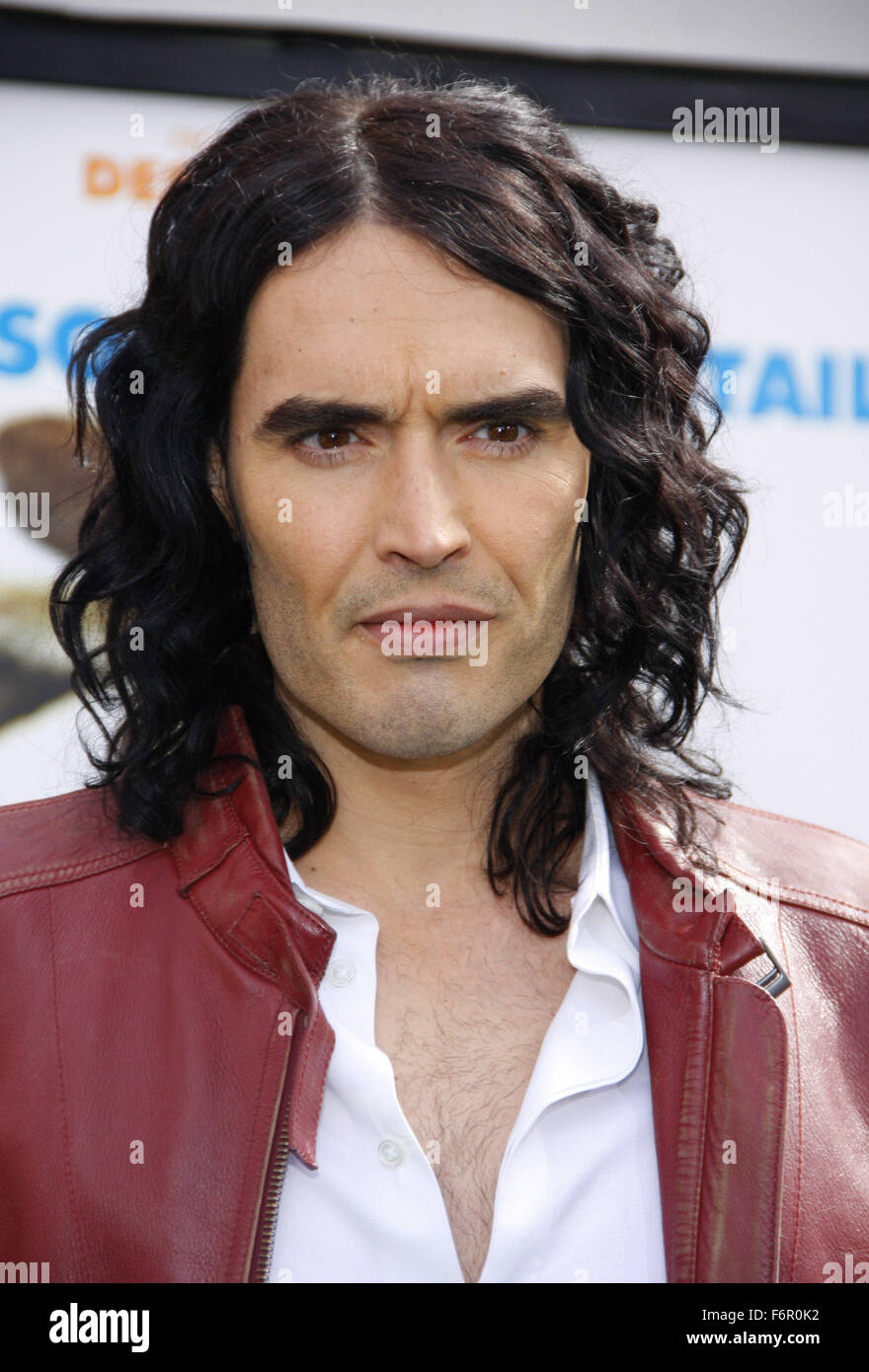 Russell Brand at the Los Angeles premiere of "Hop" held at the ...